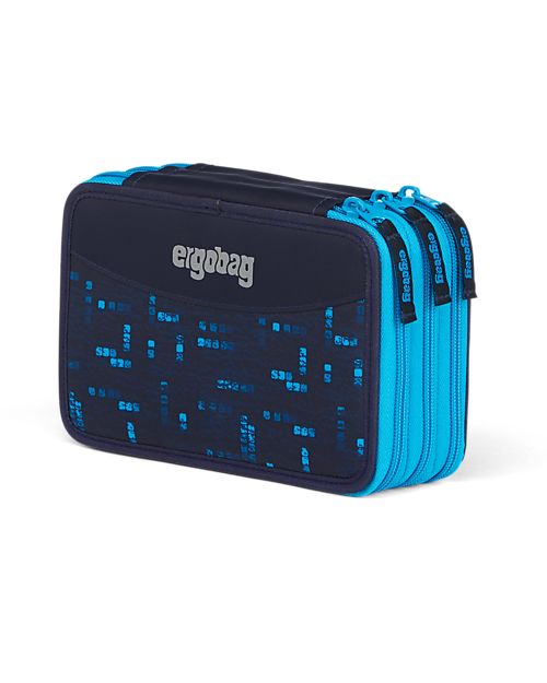 ergobag Astuccio Maxi Completo - 3 Zip e Tasca per Monete - Deep DiveBear unisex (bambini)