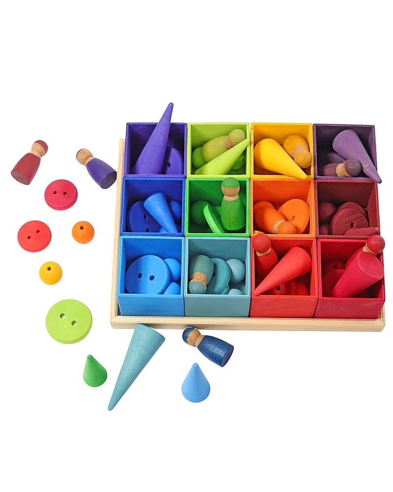 Grimm's 12-piece Sorting Helper unisex (bambini)