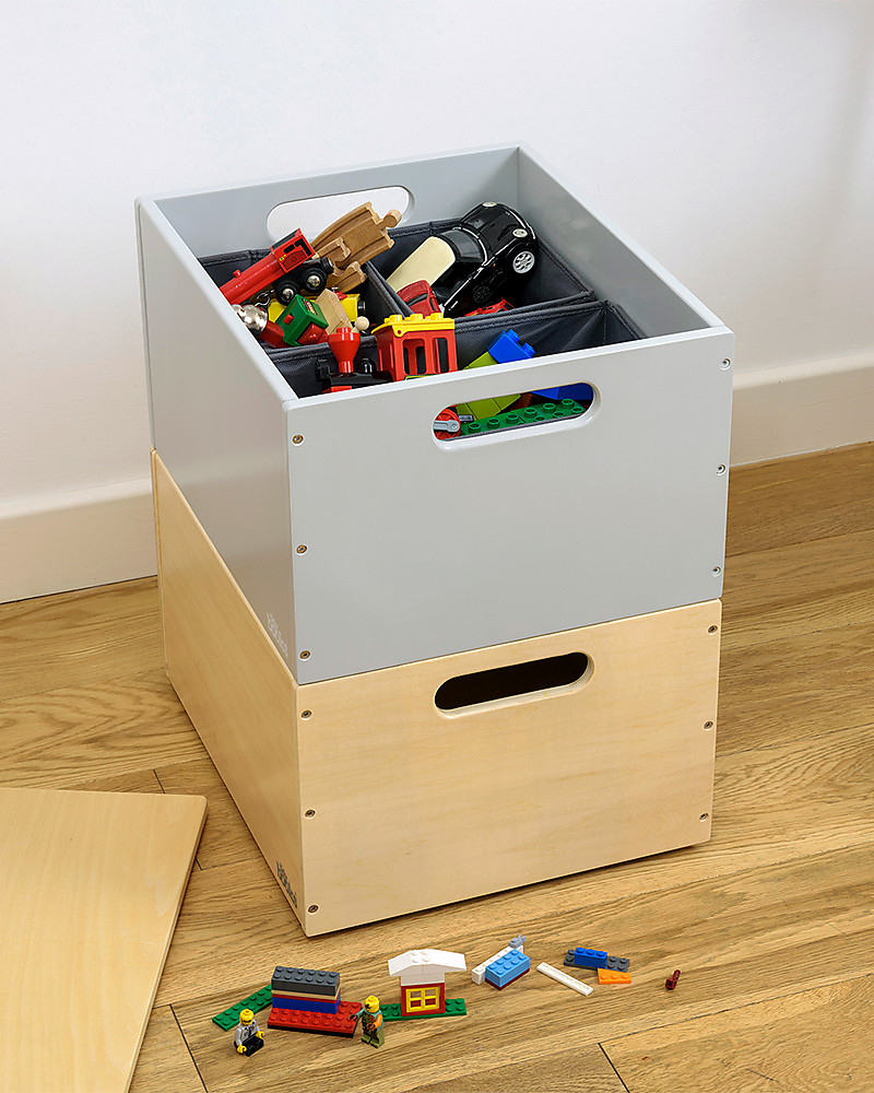 Tidy Books Sorting Box, Contenitore in Legno per Giocattoli, Grigio ...